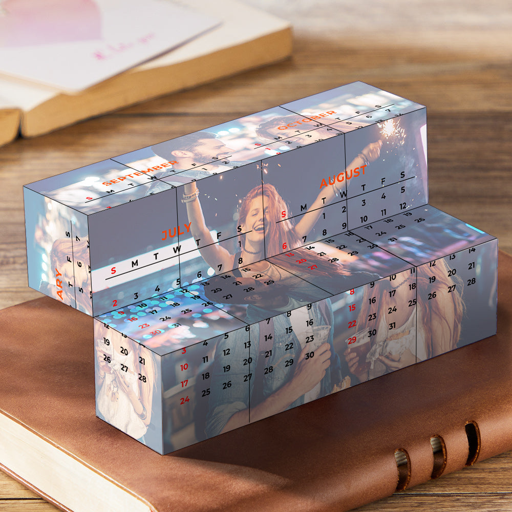 Custom Calendar Photo Rubik's Cube Personalized Infinity Photo Folding ...