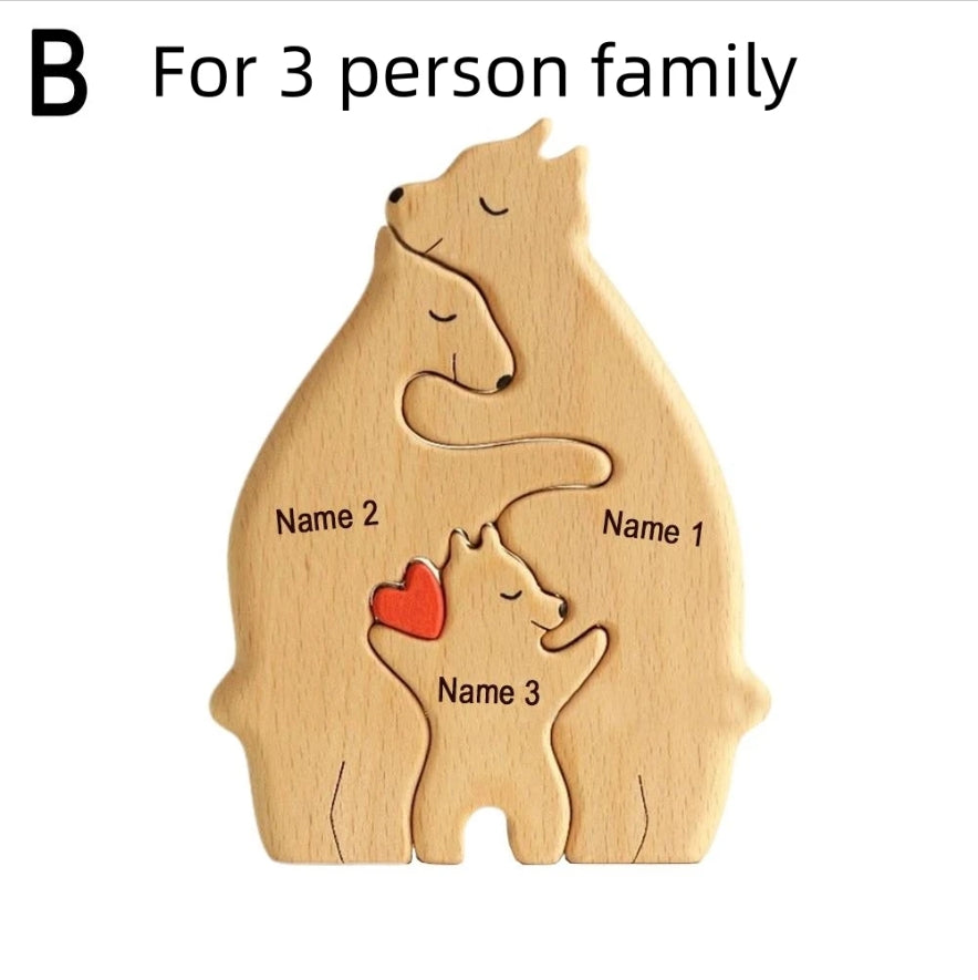 Custom Family Unity Wooden Puzzle – Customens