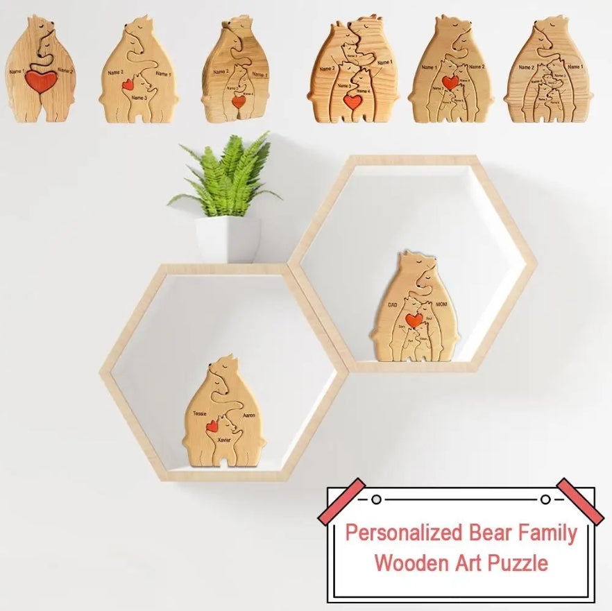 Custom Family Unity Wooden Puzzle – Customens